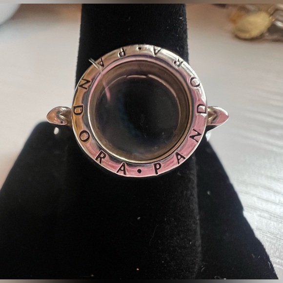 Pandora | Jewelry | Authentic Pandora Locket Ring Free Charmsize 7 ...